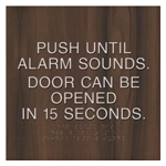 Push Door Signs For Delayed Egress | MultiHousingSigns.com
