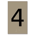 Elevator Floor Number Signs | MultiHousingSigns.com