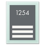 Door Number Signs | Metro | MultiHousingSigns.com