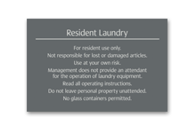 Property Rules Signs | Post Room Rules |MultiHousingSigns.com