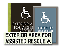 Area of Refuge Signs | Area of Rescue | MultiHousingSigns.com