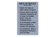 Area of Refuge Signs | Area of Rescue | MultiHousingSigns.com